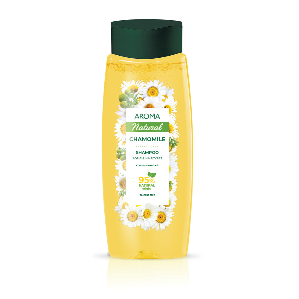 Aroma Natural Shampoo, Chamomile For All Hair Types 400ml – Ellbabeauty.com