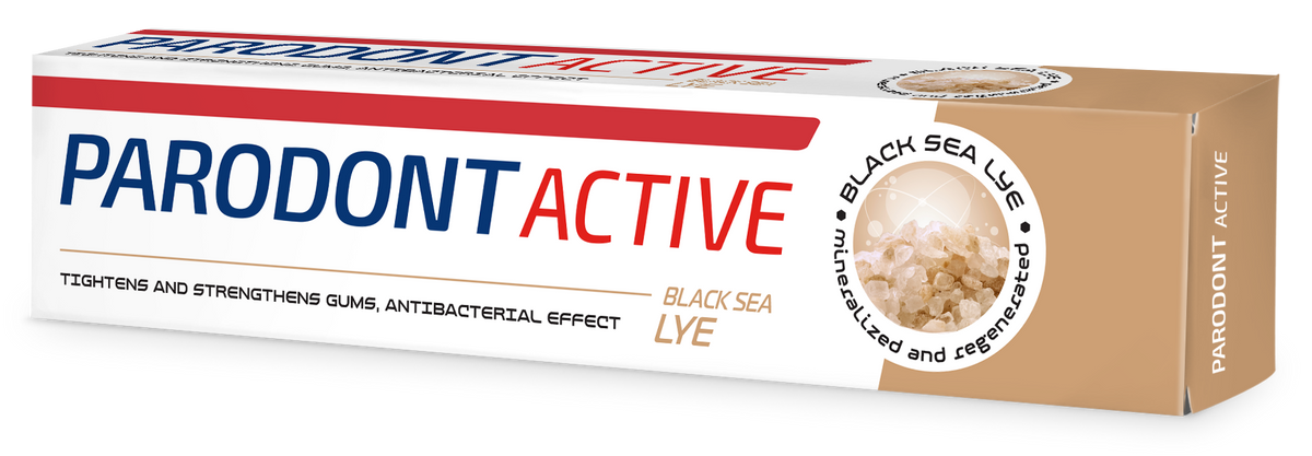 PARODONT ACTIVE Toothpaste Black sea lye 75 ml/3pack – Ellbabeauty.com