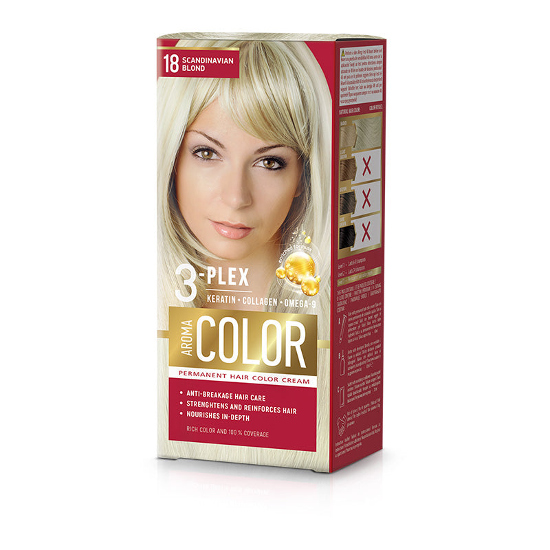 Aroma Color 3-Plex, 18 Scandinavian Blond – Ellbabeauty.com