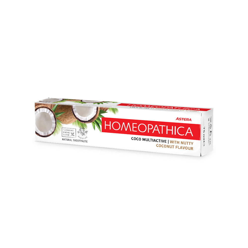 ASTERA HOMEOPATHICA Toothpaste Coco Multiactive 75 ml – Ellbabeauty.com